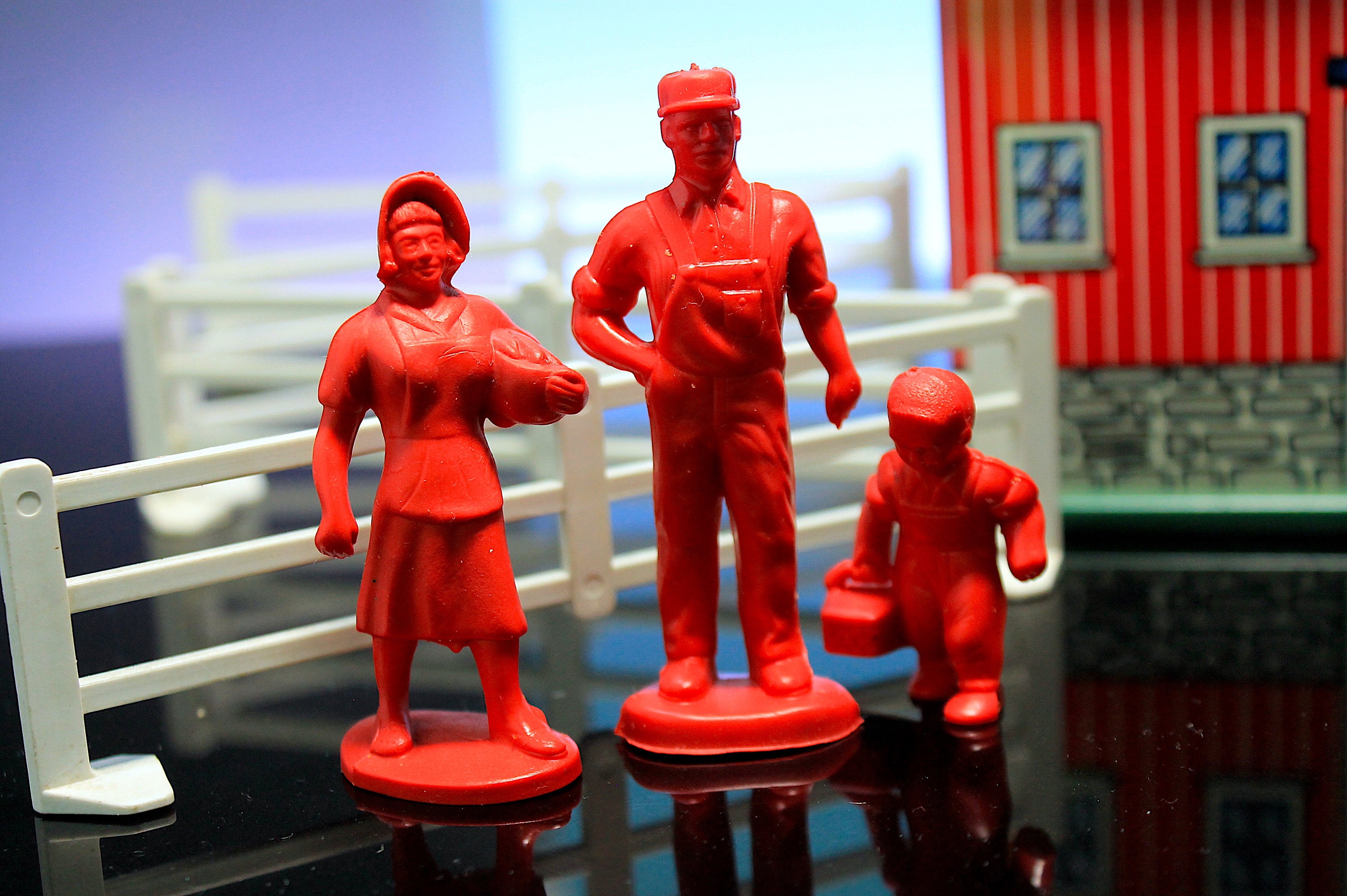 Ohio Art Farm Set Figures Barn Vintage Playset - Etsy