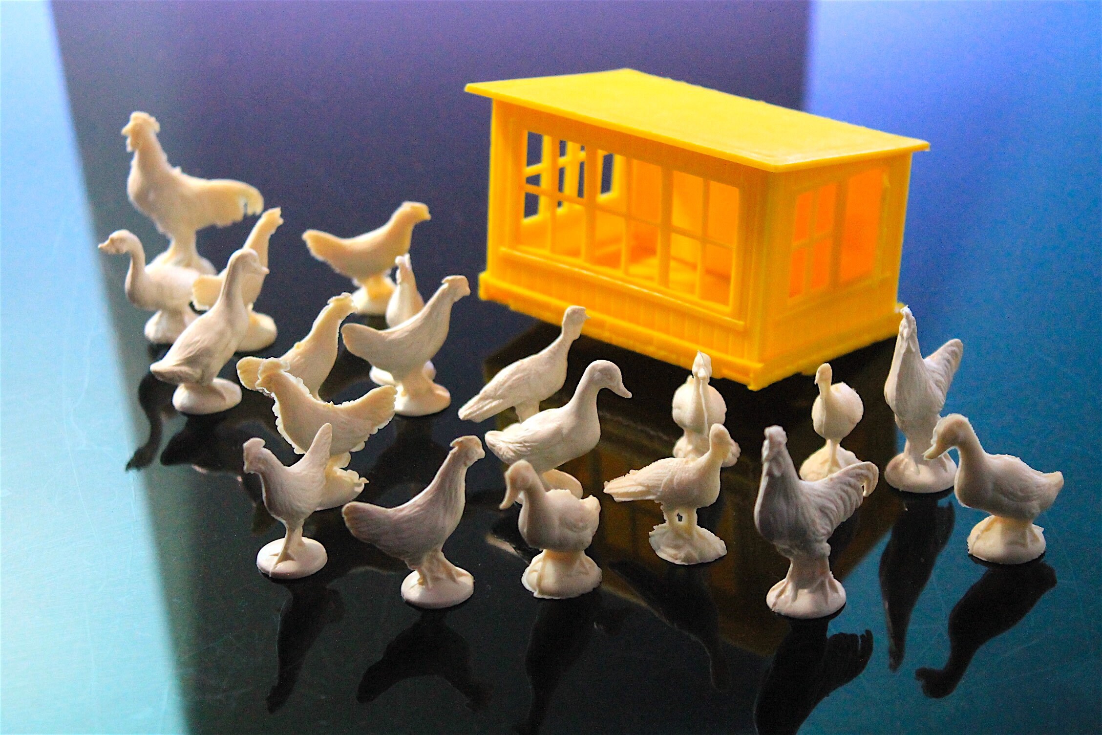 Auburn Rubber Farm Animals Barn & Chicken Coop Vintage Playset - Etsy