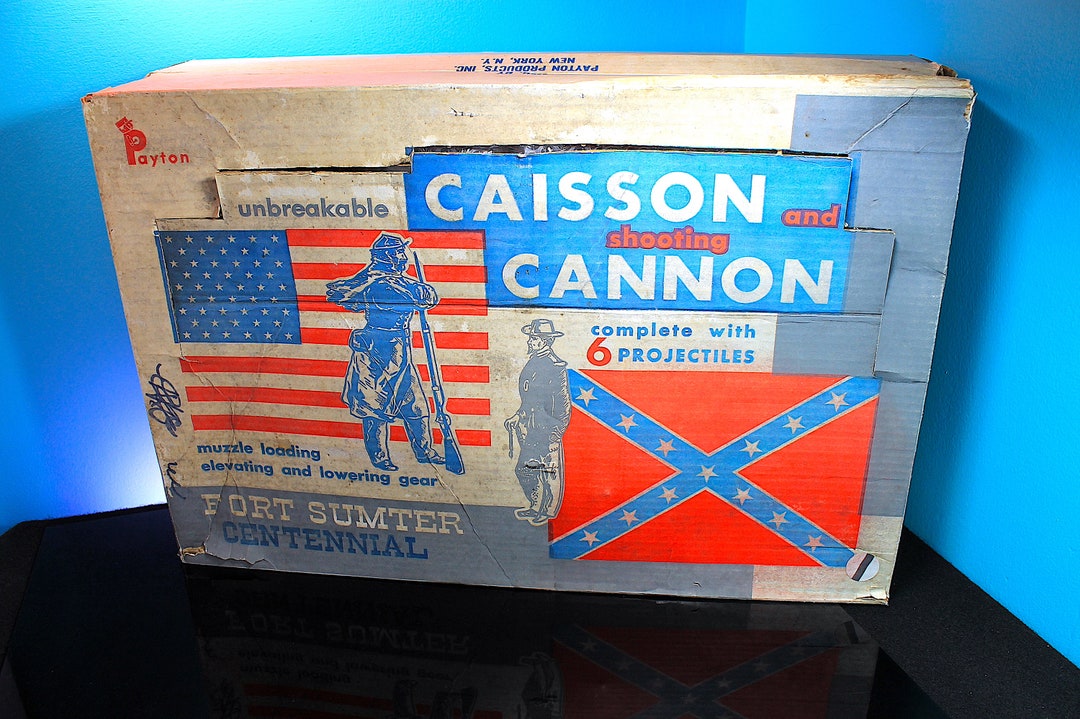 Payton Toy Civil War Caisson and Cannon Boxed Playset 5050 - Etsy