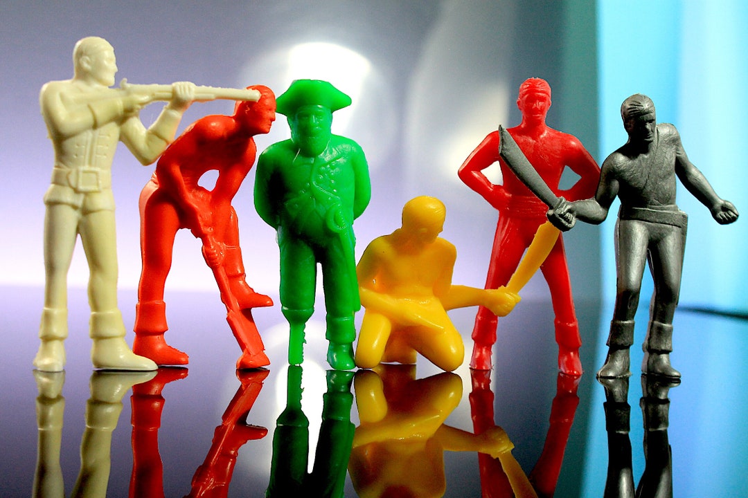 Plasticraft Pirates Soft Plastic 90mm Playset Soldiers - Etsy