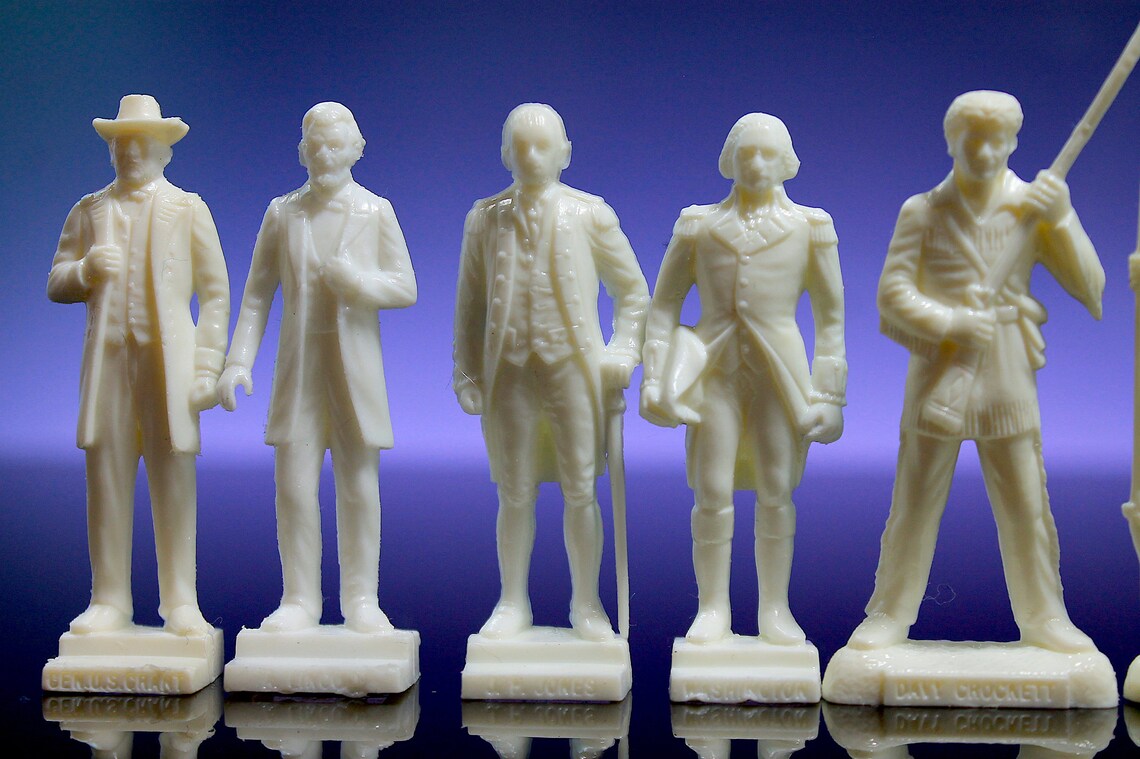 American Heroes Nabisco Cereal Premium American Hero Plastic Figure Set ...