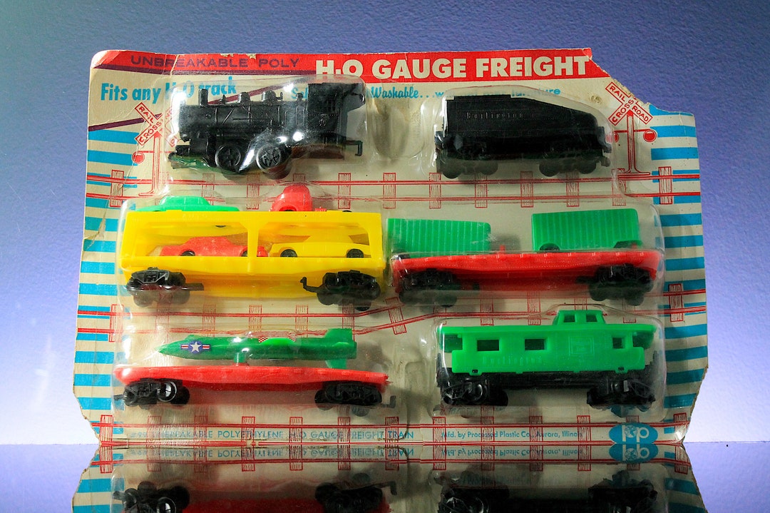 Processed Plastic HO Gauge Freight Train Vintage 1960’s Playset - Etsy