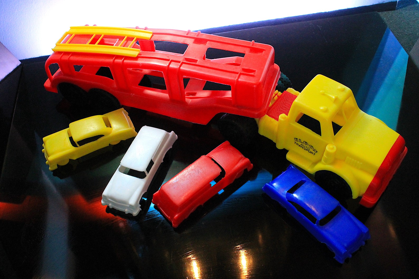 Eldon Plastic Auto Transport Truck With 50s Cars - Etsy
