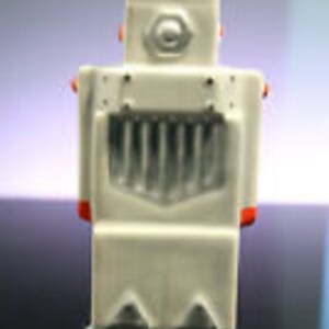 Ceramic Robots Salt & Pepper Shakers Clay Art Retro Pair Original ...