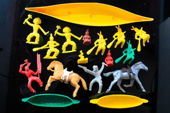 Toys Pretend Play Tim Mee Toys Indian Canoe Playset Figures etna.com.pe