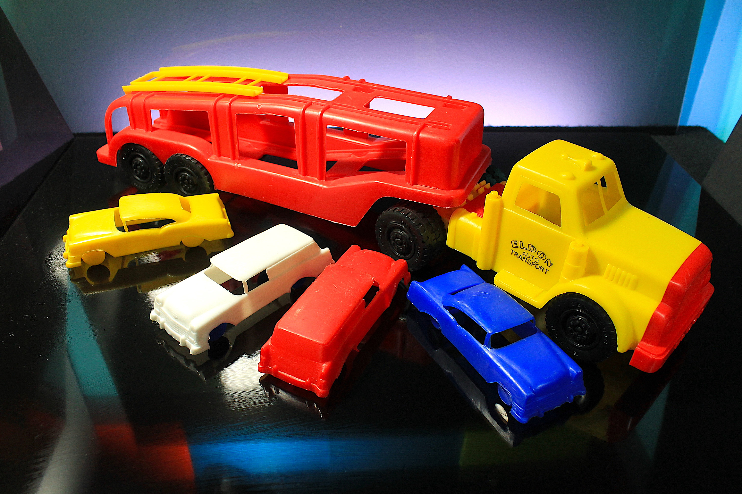 Eldon Plastic Auto Transport Truck With 50s Cars - Etsy