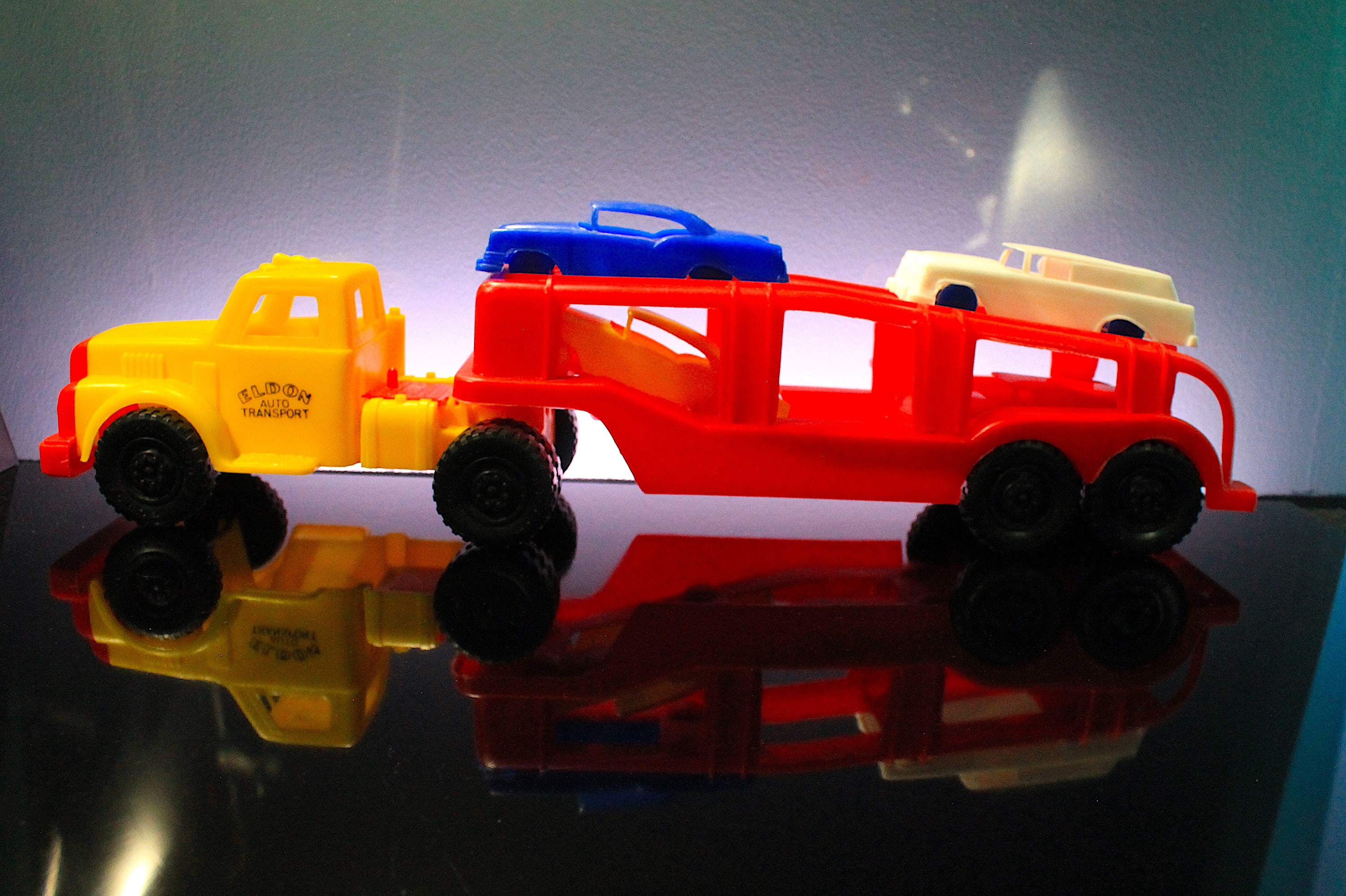 Eldon Plastic Auto Transport Truck With 50s Cars - Etsy