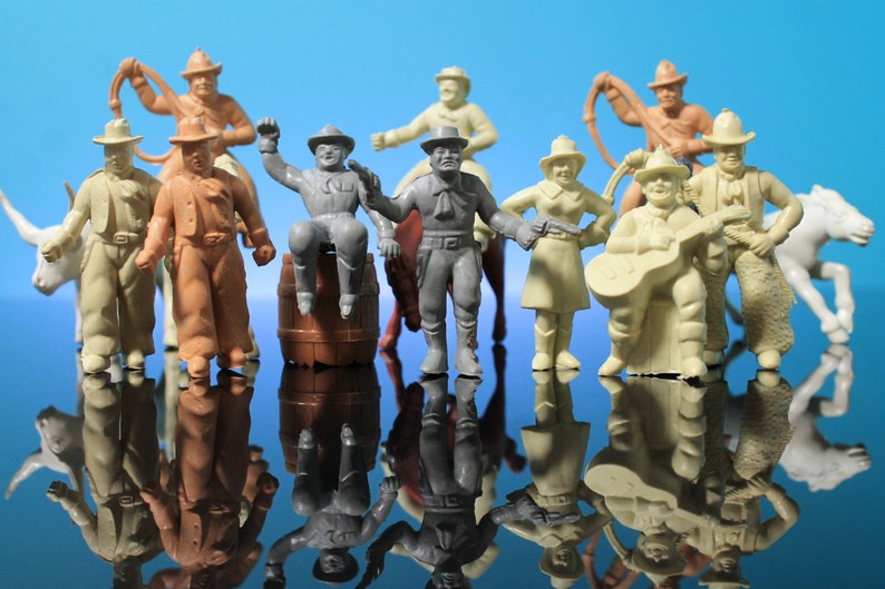 Marx Bar-M-Western Ranch Boxed Vintage Western Playset | Etsy