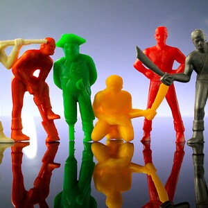 Plasticraft Pirates Soft Plastic 90mm Playset Soldiers - Etsy