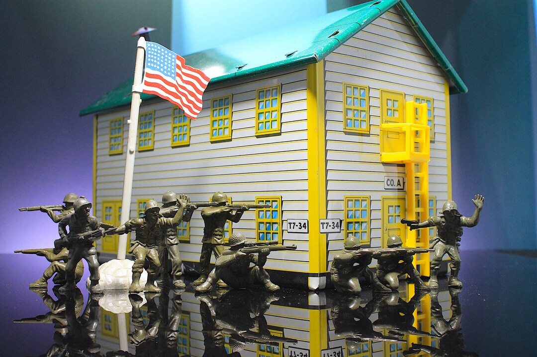Marx Army Two Story Barracks Vintage Military Playset - Etsy