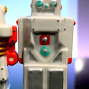 Ceramic Robots Salt & Pepper Shakers Clay Art Retro Pair Original ...