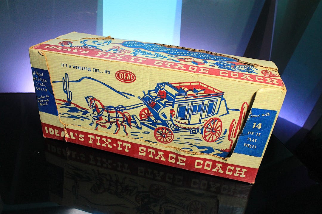 Ideal Fix-it Stage Coach Vintage Boxed Playset - Etsy