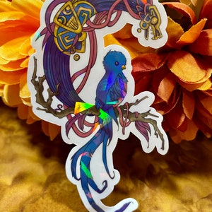 Holographic Quetzalcoatl Sticker. Waterproof! Premium Vinyl Decal ...