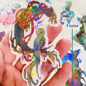 Holographic Quetzalcoatl Sticker. Waterproof! Premium Vinyl Decal ...