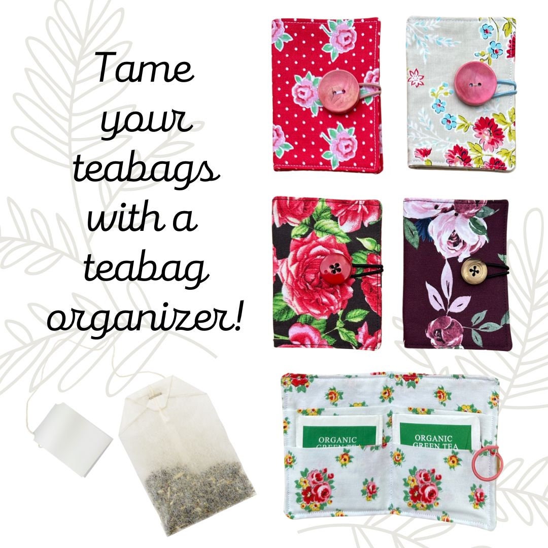 Tea Bag Holder, Tea Bag Organizer, Tea Bag Storage, Tea Bag Gift, Tea ...
