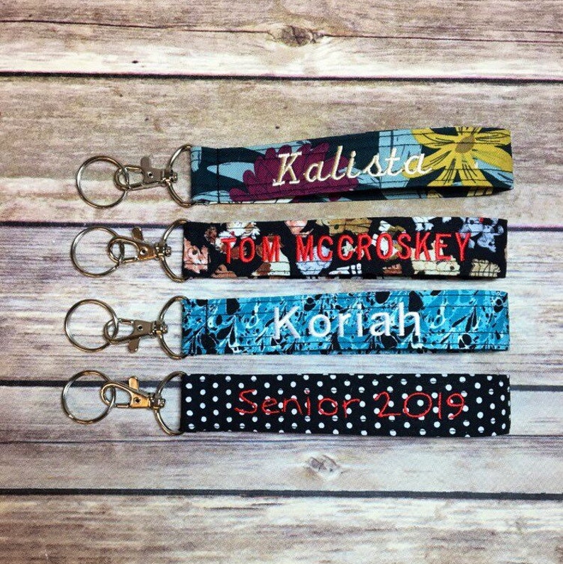 Personalized Key Wristlet Key Wristlet Strap Key Wristlet - Etsy