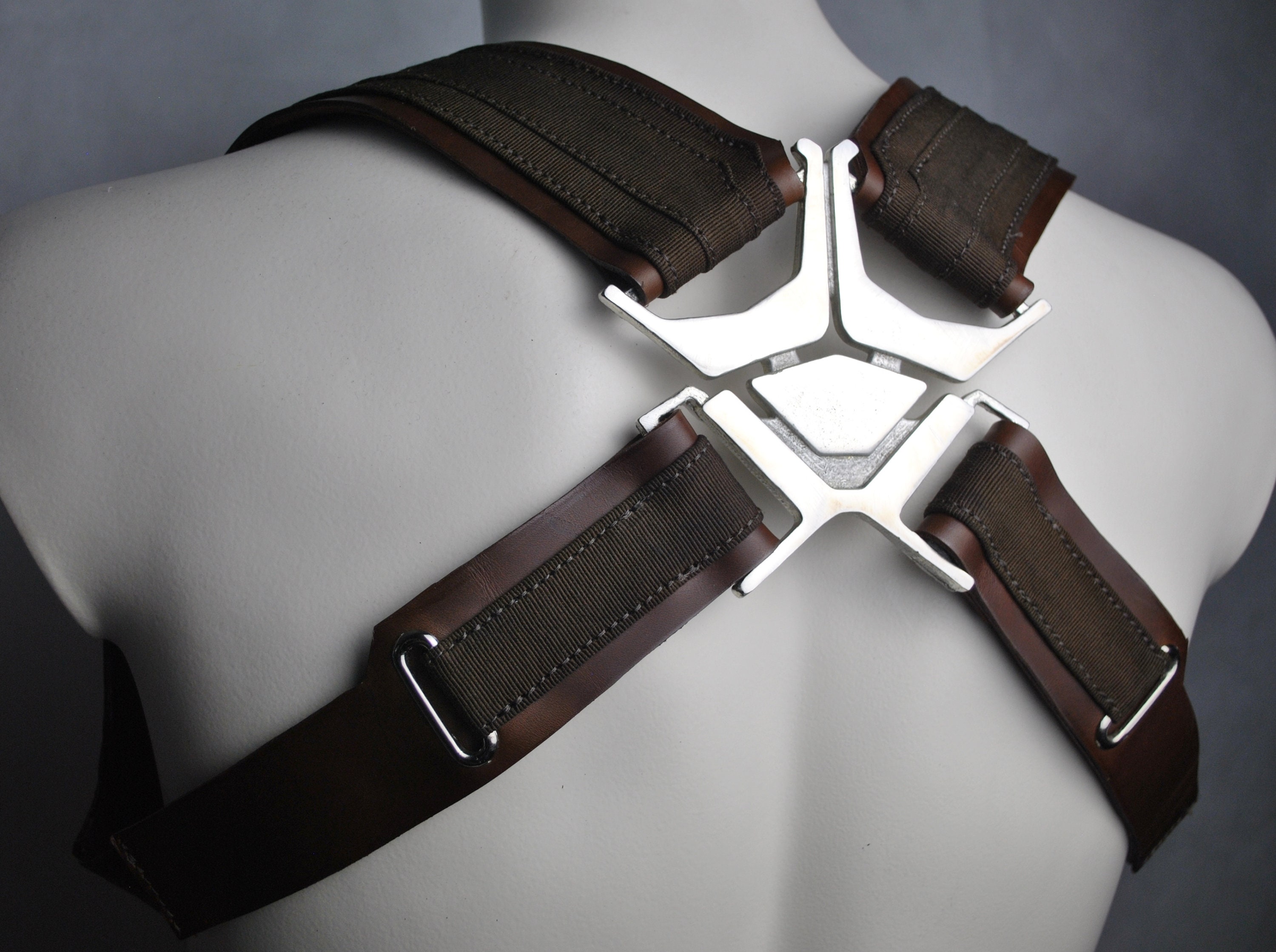 Leather Harness With Eyelets - Etsy