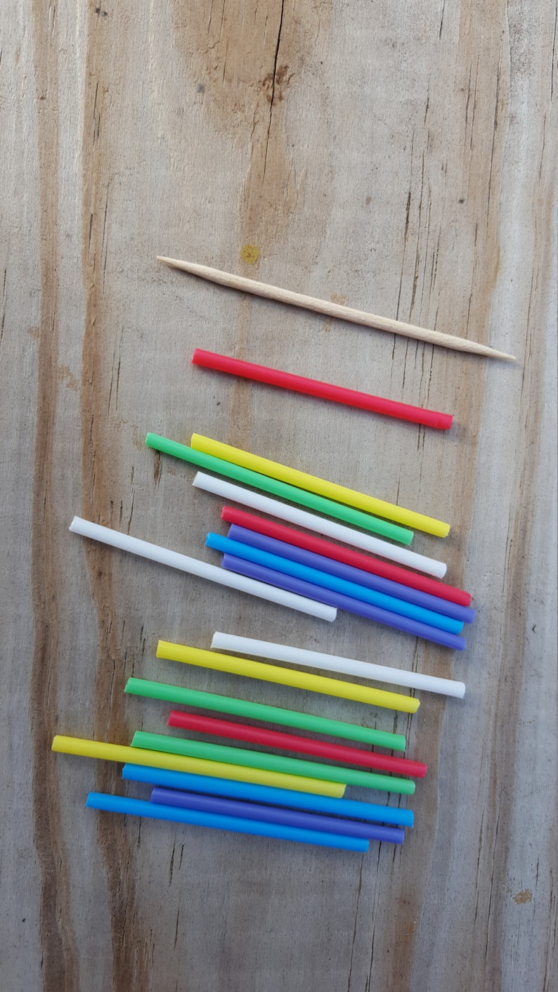 Miniature Plastic Straws With a Hole Approximately 1 1/2 Inch Long-set ...
