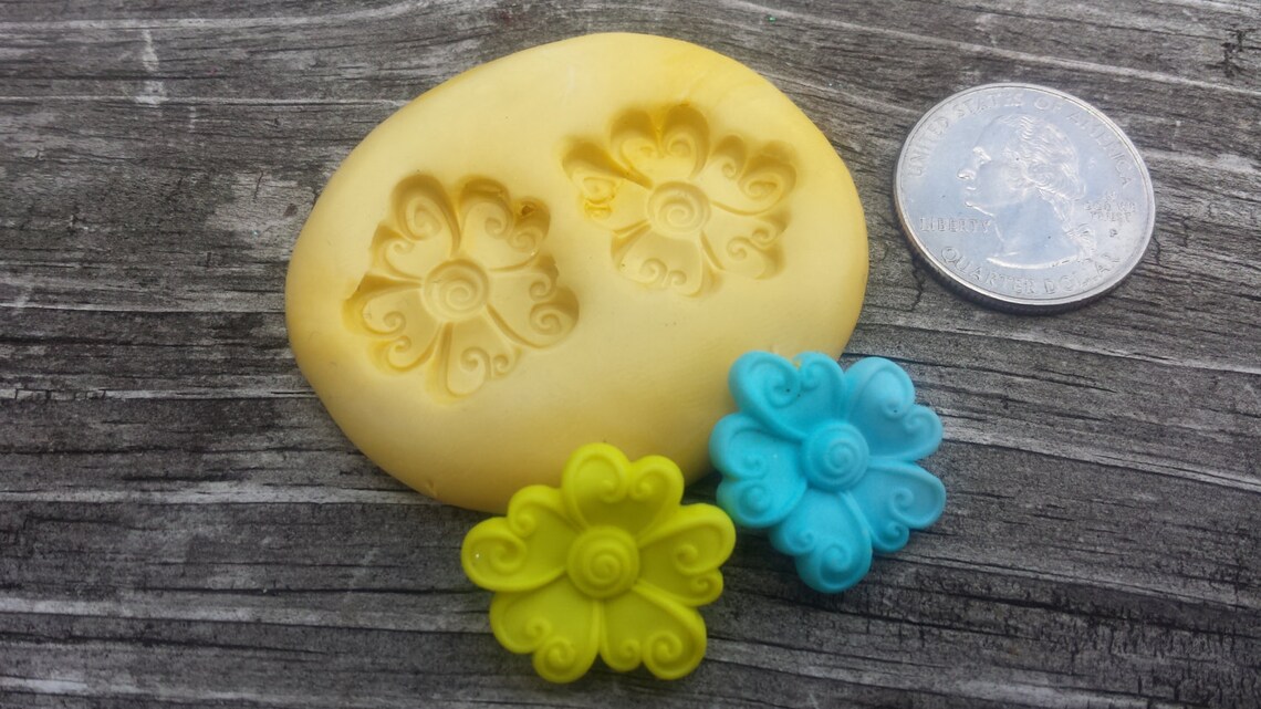 Cute Flower Flexible Silicone Mold - Etsy