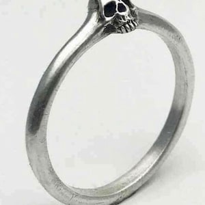 Tiny Skull Ring - Sterling Silver, Gift for Family and Friends, Cute ...