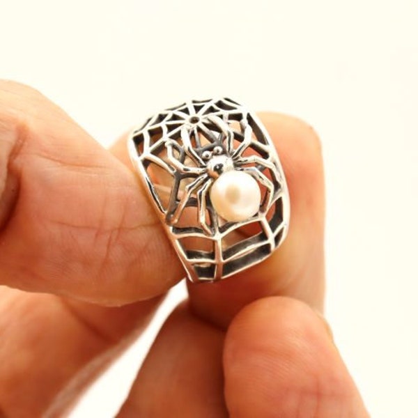 Spider Web Ring - Etsy