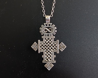 Alva Museum Coptic Ethiopian Orthodox Christian Cross Pendant Necklace ...