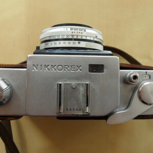 Vintage Nikon Camera Nikkorex 35: Nippon Kogaku Nikkorex Nikkor-q F/2.5 ...