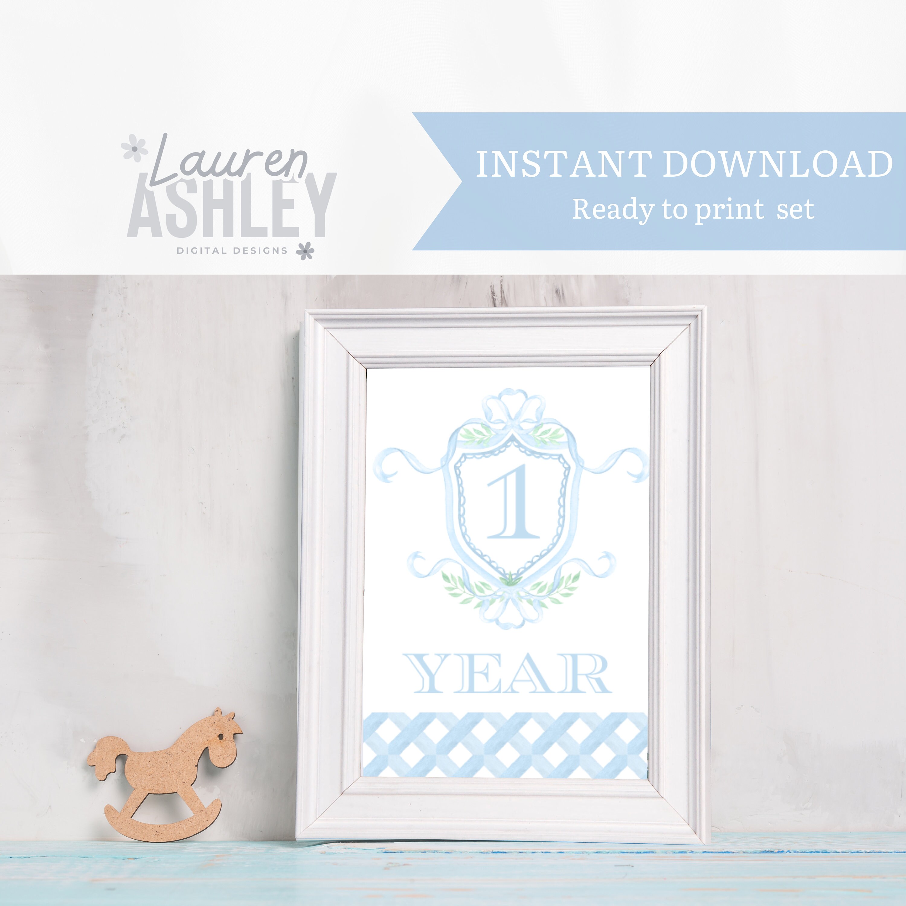 Printable Set of Watercolor Baby Milestone Cards 5x7 - Etsy