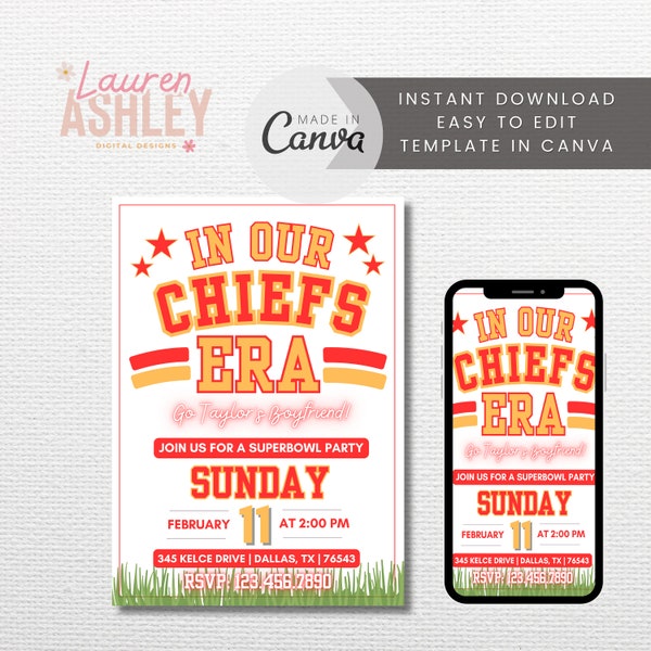 Chiefs Party - Etsy