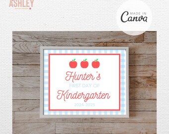 EDITABLE Welcome to School Printable, Printable First Day of School ...