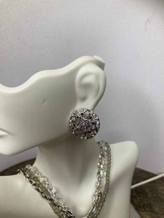 Hypoallergenic vintage avon amulet necklace earring s… - Gem