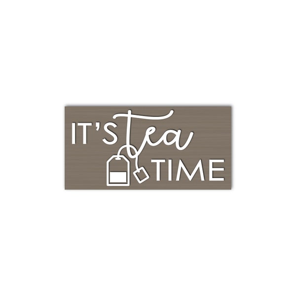 Tea Time Sign - Etsy