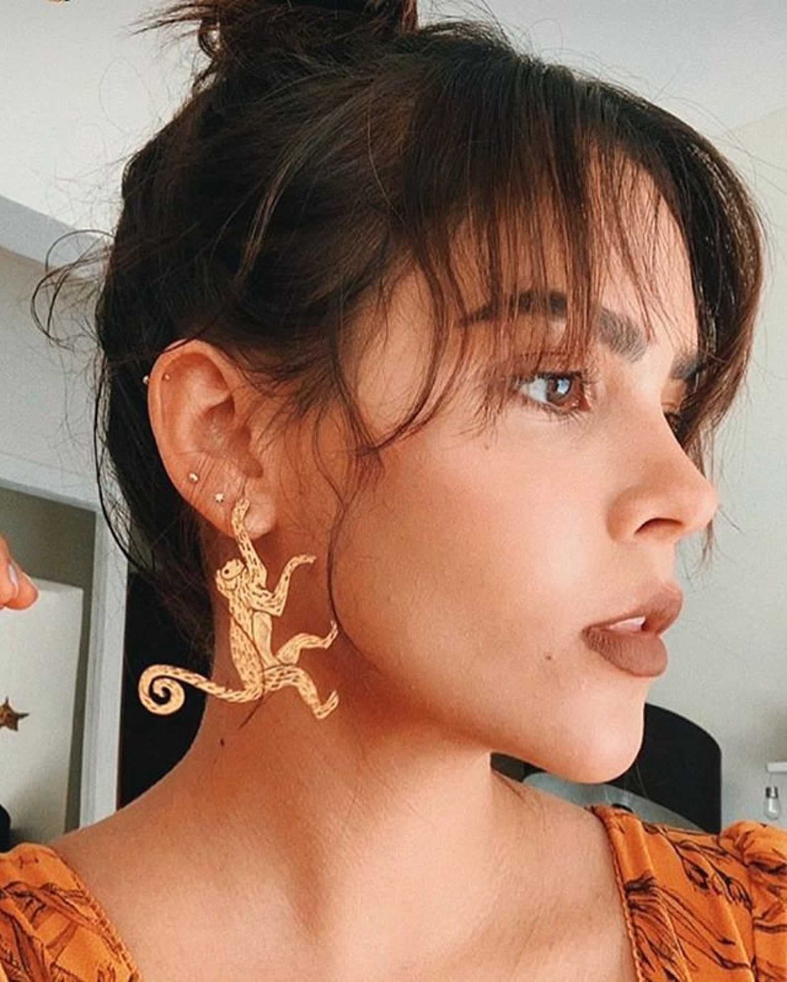 Classic Monkey Earrings | Etsy