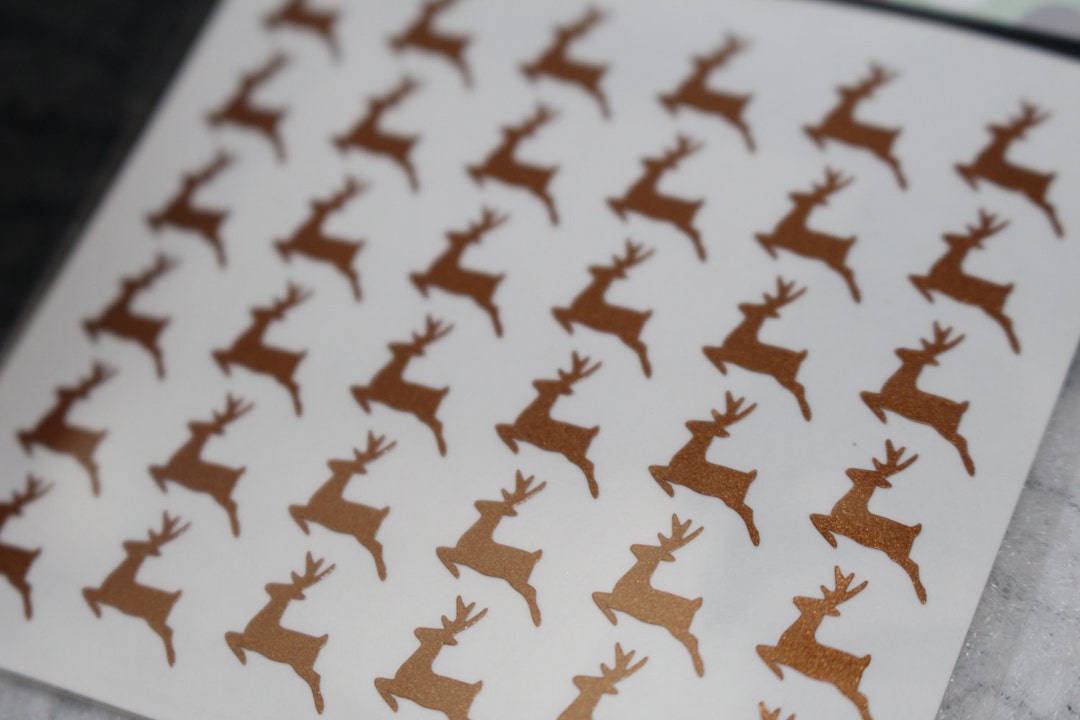 Reindeer Nail Decals - Etsy