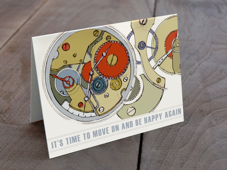 Cheer up Card Sympathy Card Hand-drawn Card Let It Go Card - Etsy