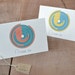 Colorful Circles Note Cards Music Cards Simple Thank You - Etsy