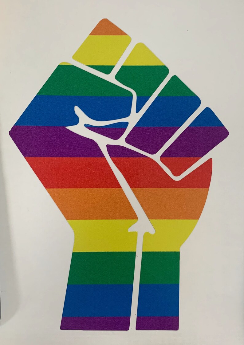 Pride Power Fist - Etsy