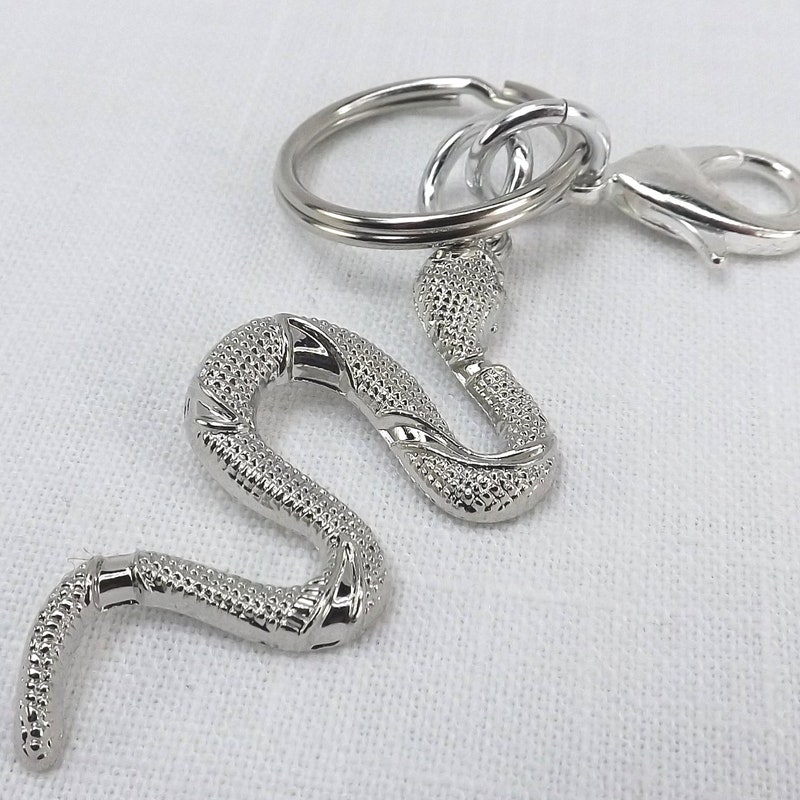 Snake Keychain - Etsy