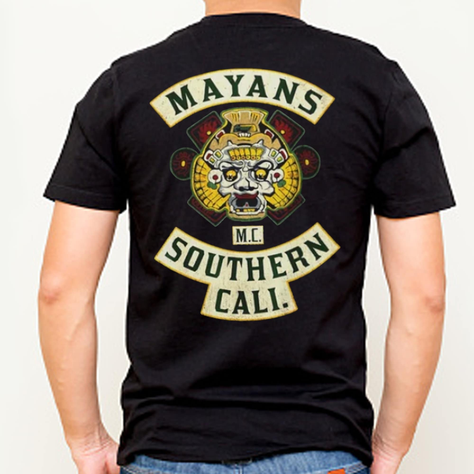 Vintage Mayans MC Southern Cali Biker Gang Motorcycle Club T-Shirt