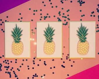 Pineapple cutouts | Etsy