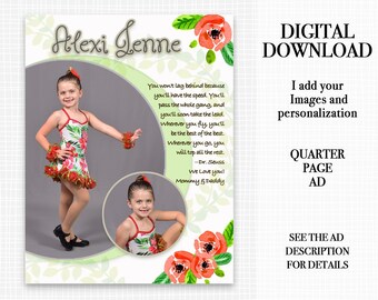Dance program ad | Etsy