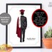Graduation Portrait Print, Graduation Gift, Male Grad Gift, Guy ...