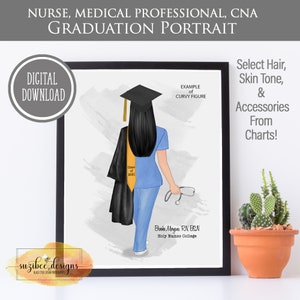 Nurse Graduation Gift, Nursing Graduation Portrait, Class of 2023 ...