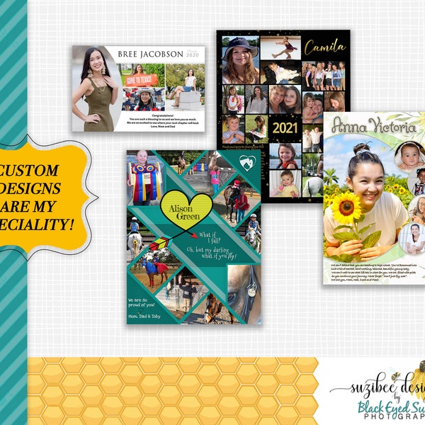 Full Page Ad Cheer Yearbook - Etsy