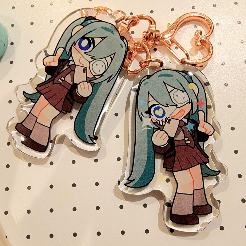 Hatsune Miku Keychain - Etsy