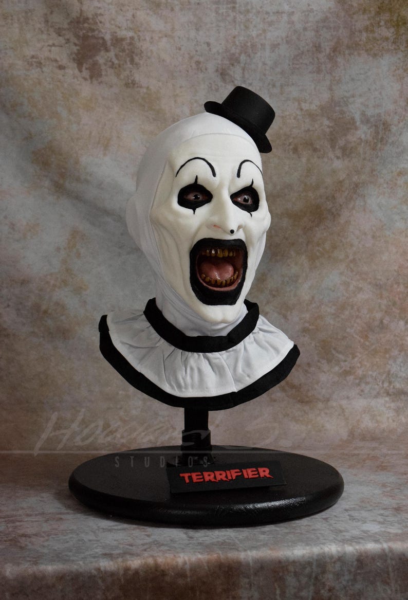 1:1 Full Sized Silicone Art the Clown Bust Terrifier David Howard ...