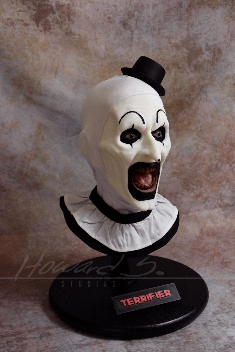 1:1 Full Sized Silicone Art the Clown Bust Terrifier David Howard ...