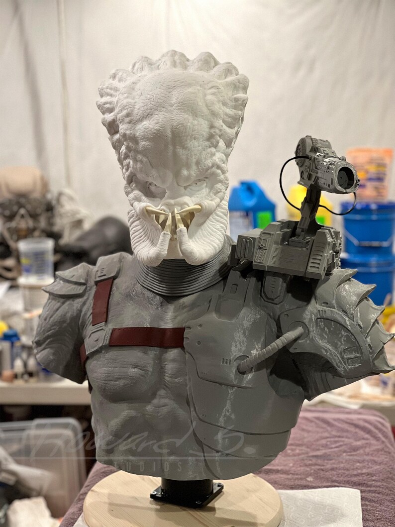 Jungle Hunter Predator Resin Bust Kit Stan Winston Molds Rare Prop - Etsy