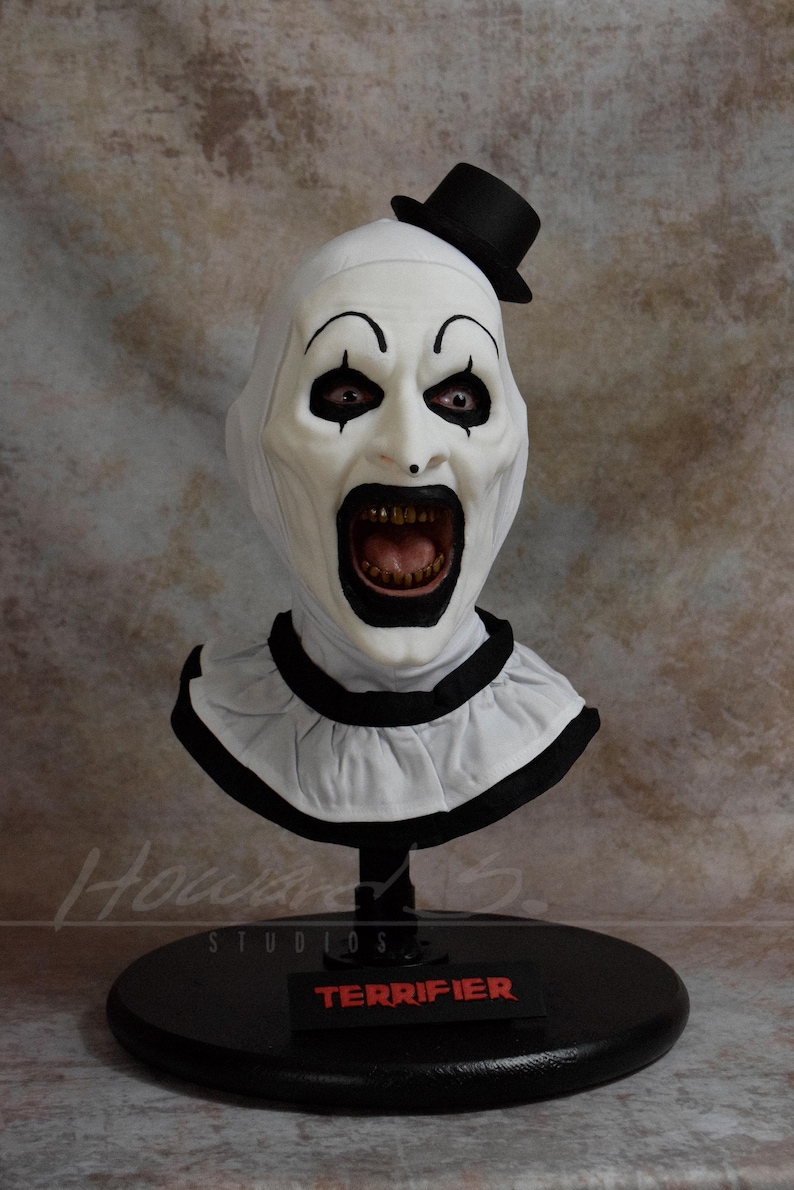 1:1 Full Sized Silicone Art the Clown Bust Terrifier David Howard ...