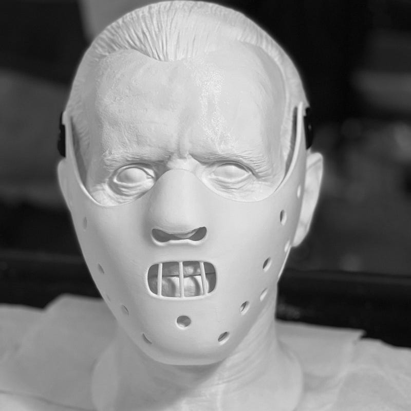 Hannibal Lecter Mask - Etsy